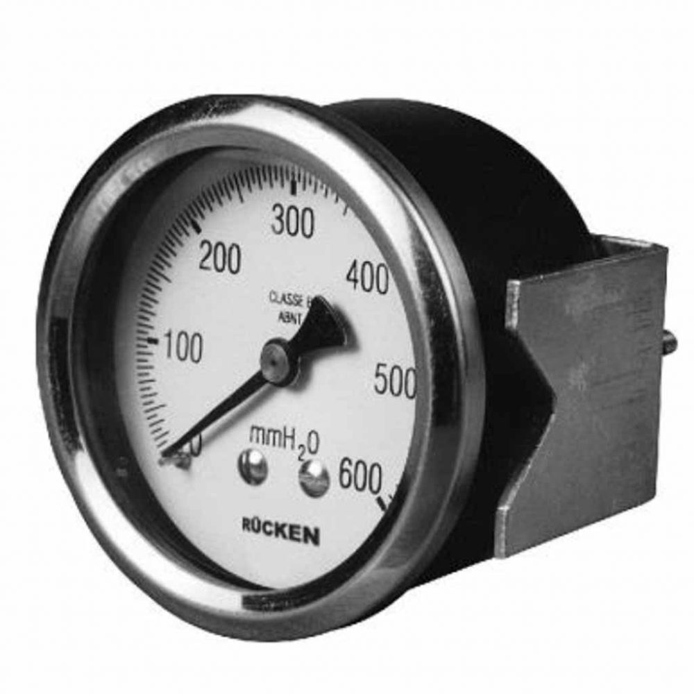 MANÔMETRO INDUSTRIAL PARA BAIXA PRESSÃO (CAPSULAR) – RM-BP – Rücken